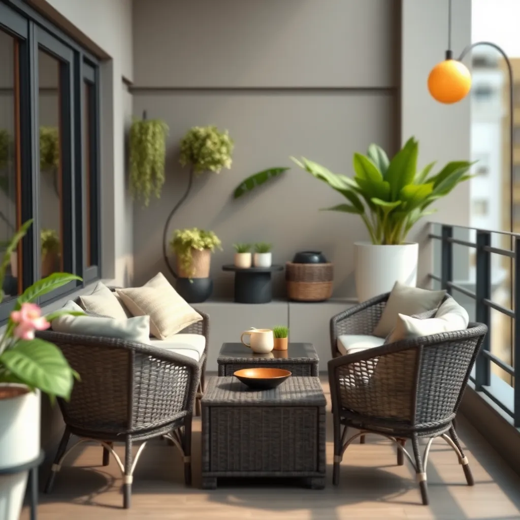 Small Balcony Furniture Sets: Style Meets Functionality