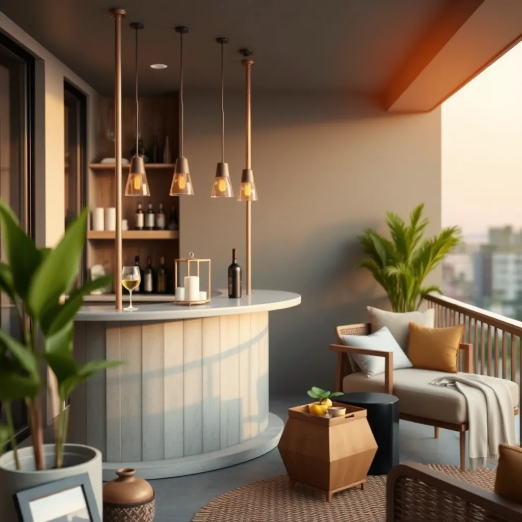 Enhance Your Space with a Hanging Balcony Bar