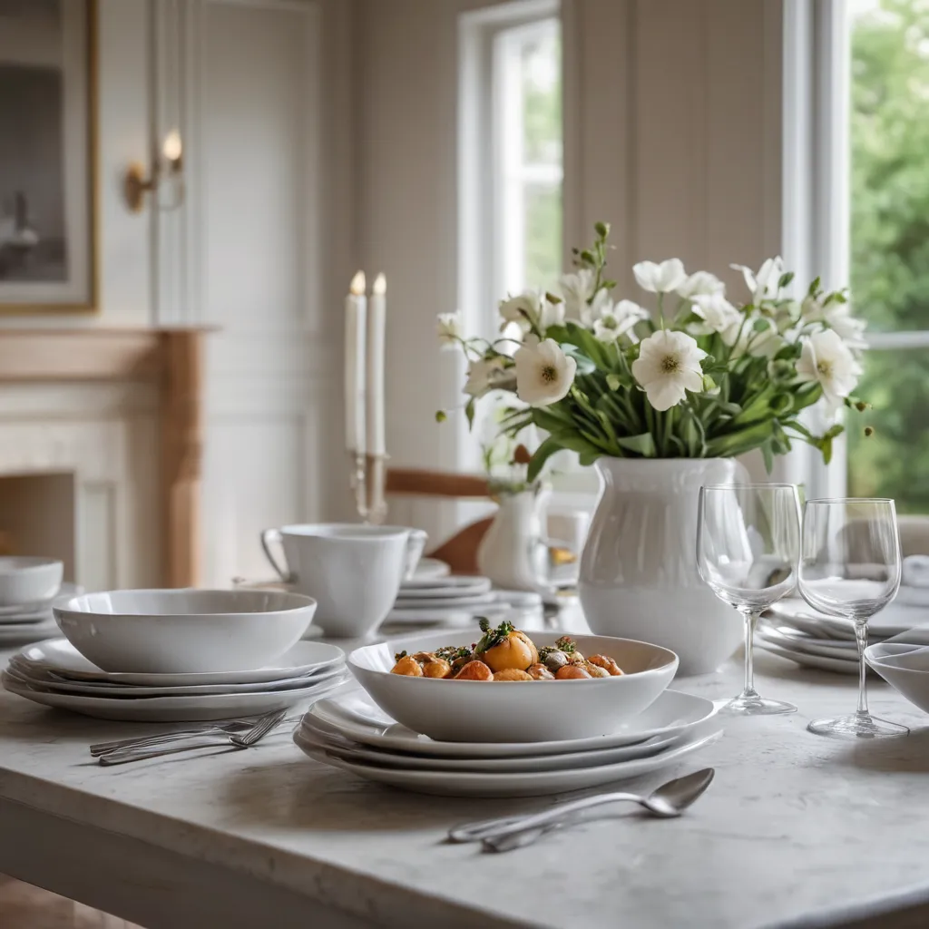 Exploring the Craft of White Stoneware Dinnerware
