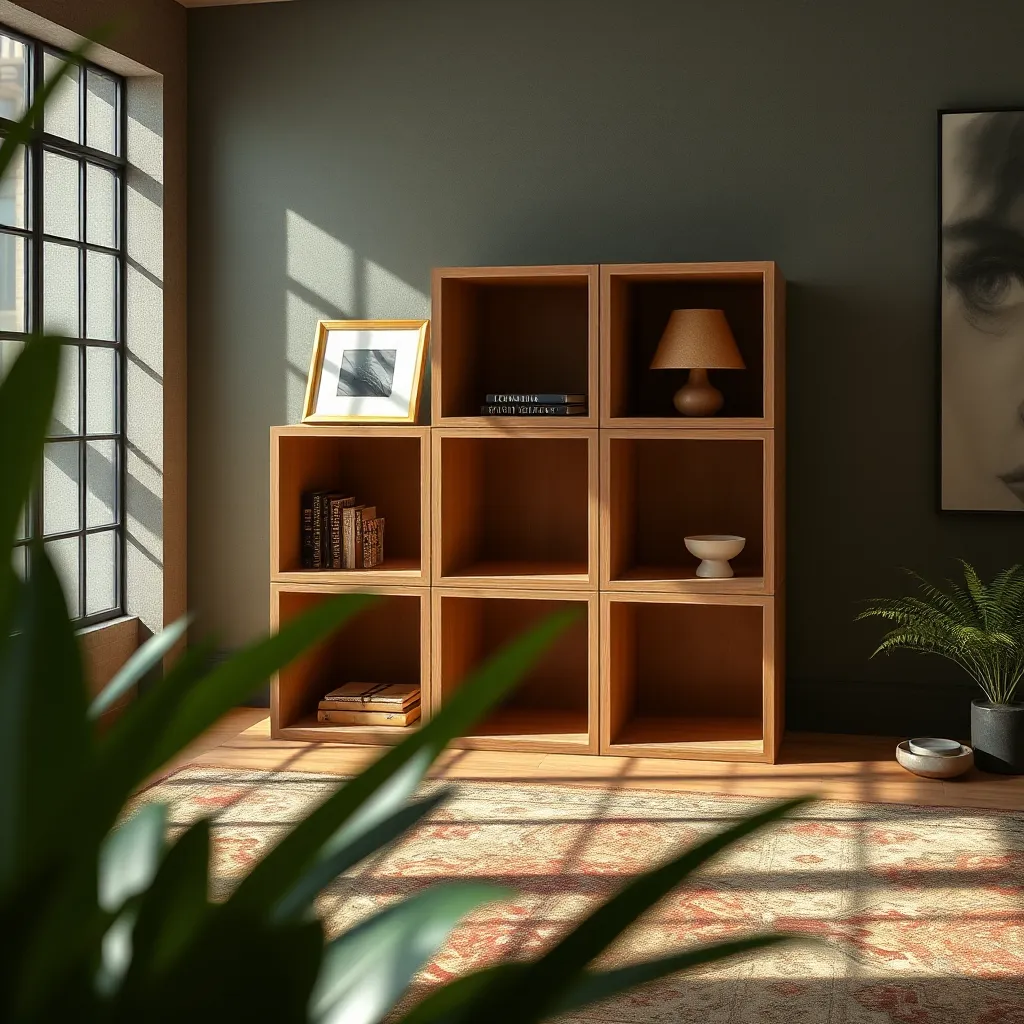 Exploring the Functional Beauty of Nine Cube Storage Units